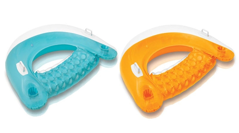 Intex Sit and Float Inflatable Lounges Gift Set Bundle - 2 Pack ...